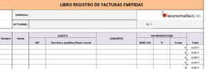 ¿Qué es y Cómo hacer el Libro de facturas emitidas y recibidas en excell?