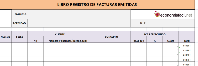 ¿Qué es y Cómo hacer el Libro de facturas emitidas y recibidas en excell?